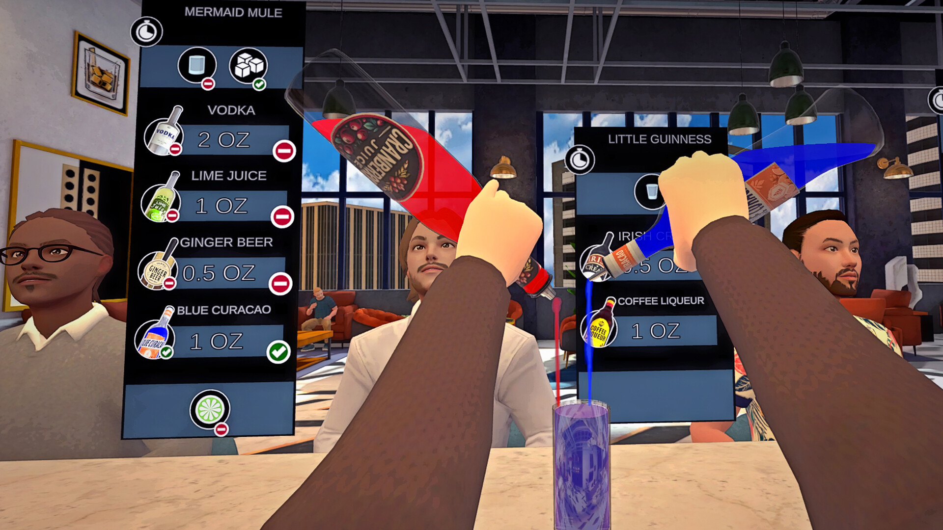 The Mixologist – Ready, set, mix! The Mixologist is a VR bartending game where you'll craft ...