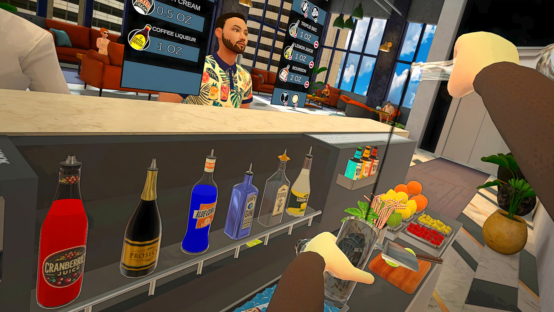 The Mixologist – Ready, set, mix! The Mixologist is a VR bartending game where you'll craft ...